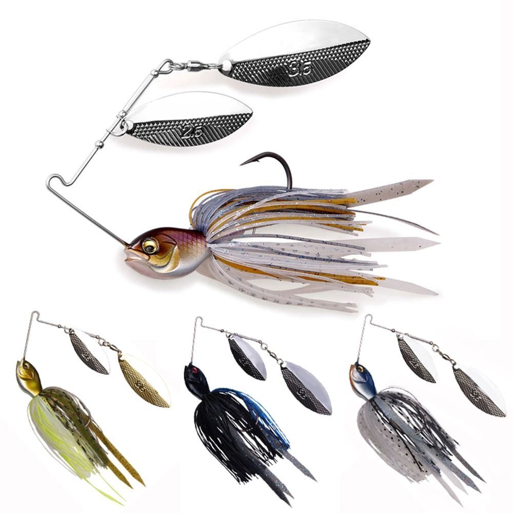 Walleye chatter Flap Buzzbait spinner bait Beard fishing lure bass pike ...