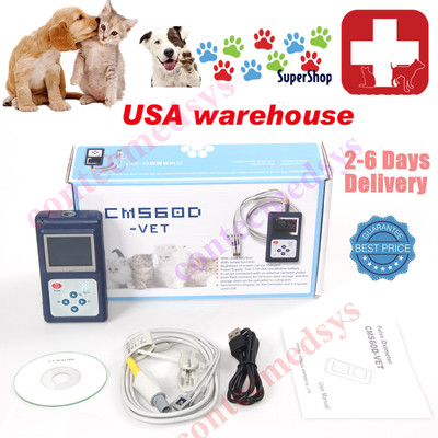 VET Handheld Veterinary Pulse Oximeter with Tongue SpO2 Probe+PC ...
