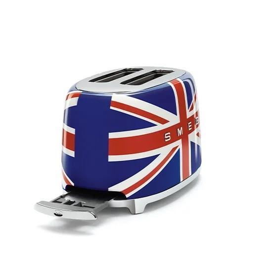 SMEG Toaster Union Jack Genuine 19.8Dx32.5Wx19H Retro Design 100V ...