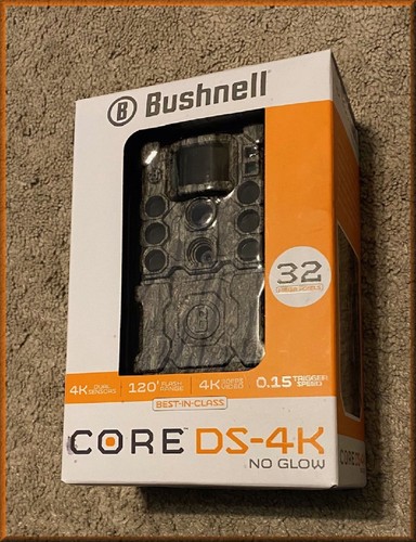 Bushnell Core DS-4K No-Glow 32MP Trail Game Security Camera (Camo ...