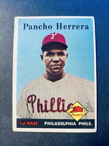 1958 Topps Baseball Pancho Herrera Philadelphia Phillies Card #433 | eBay