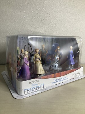 Disney Frozen 2 Deluxe Figurine Playset Action Figures 10 Piece Figure ...
