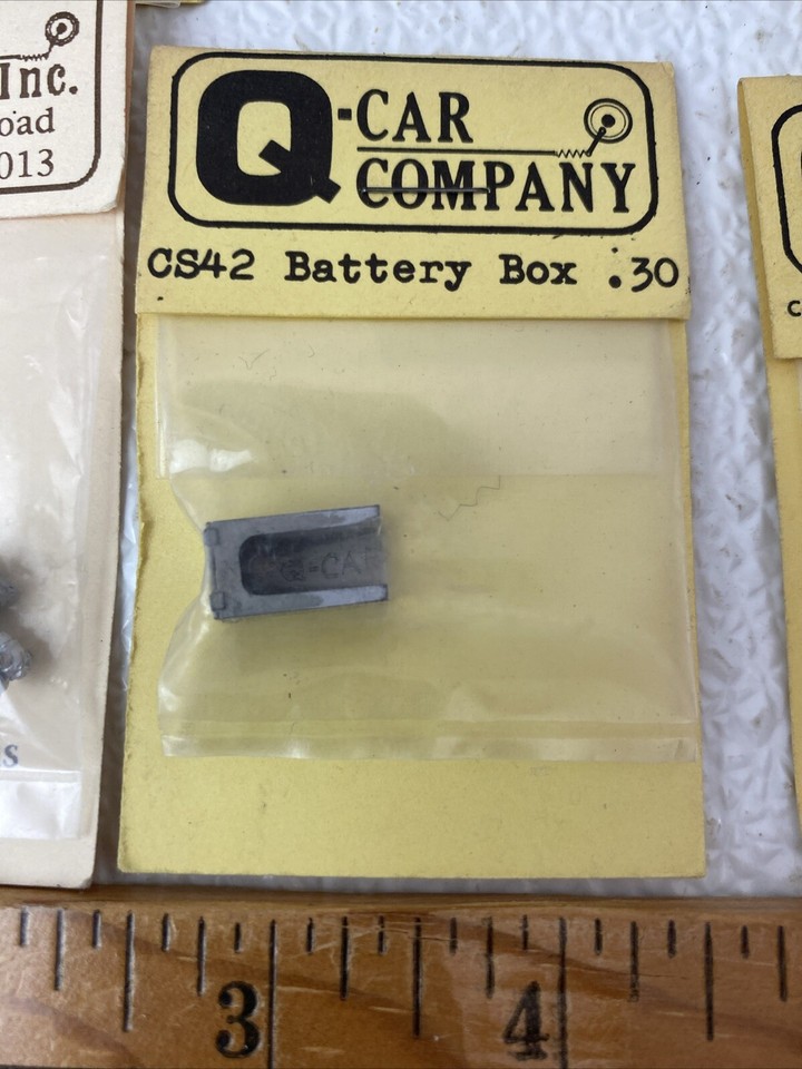 Lot of 5 Q-Car Company Cast Metal O Scale Train Detail Parts Model ...
