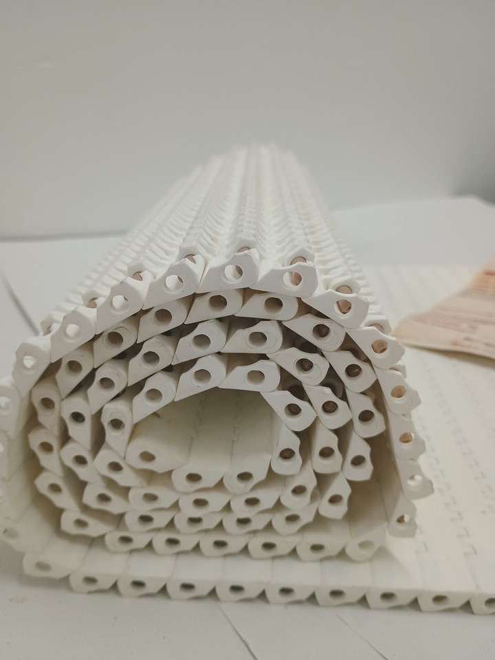 Intralox S1100 Flat Top 14" wide x 14.25' long New open box white | eBay