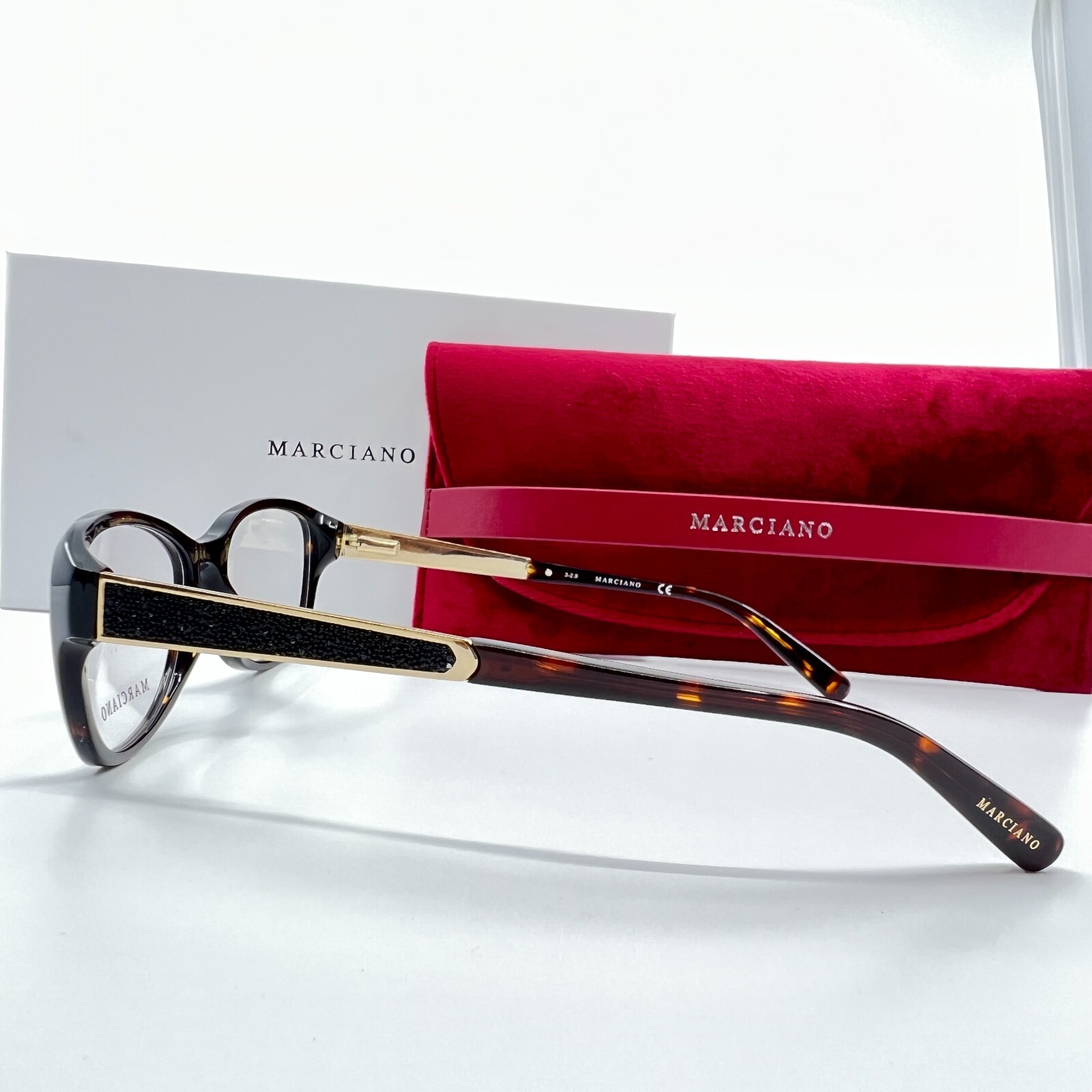 Marciano By Guess Eyeglasses GM0355 052 Black Tortoise Frame 52[]18 140 ...