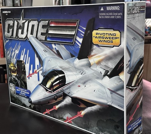 GI Joe 30th Anniversary Sky Striker XP-21F Combat Jet With Capt Ace ...