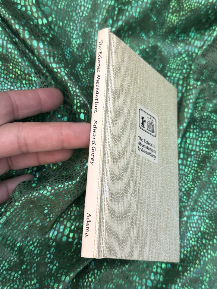 Vtg Edward Gorey’s ‘THE ECLECTIC ABECEDARIUM‘ 1983 1st Edition - Adama ...