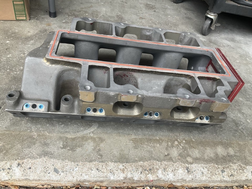 426 Hemi Keith Black Magnesium Intake Manifold For 1471 Blower | eBay