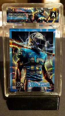 Bo Jackson "Bo Knows" Raiders Royals Novelty Art Custom Card | eBay