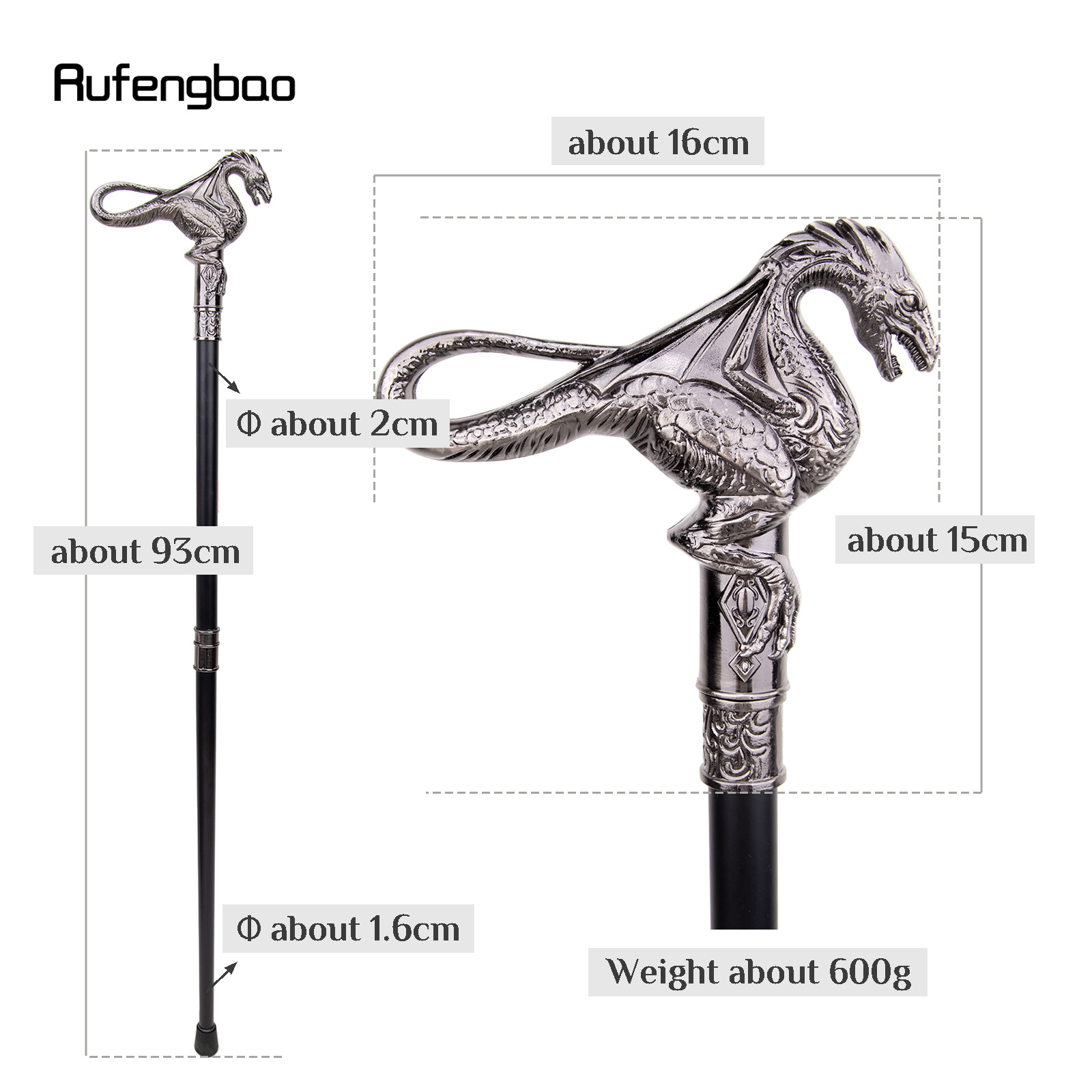 Dinosaur Tyrannosaurus Rex Walking Cane Fashion Decor… - Gem