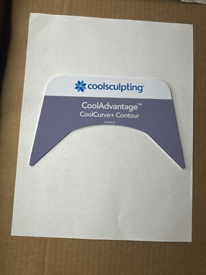 Zeltiq CoolSculpting CoolAdvantage CoolCurv Contour Template Card Trace ...