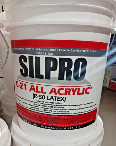 Silpro C-21 All Acrylic (R-50 Latex) Cement Modifier Admix Bonding ...