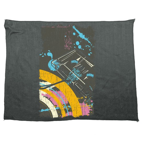 Old Skool Retro Cassette Music Tape - Kitchen Cloth Dish Tea Towels ...