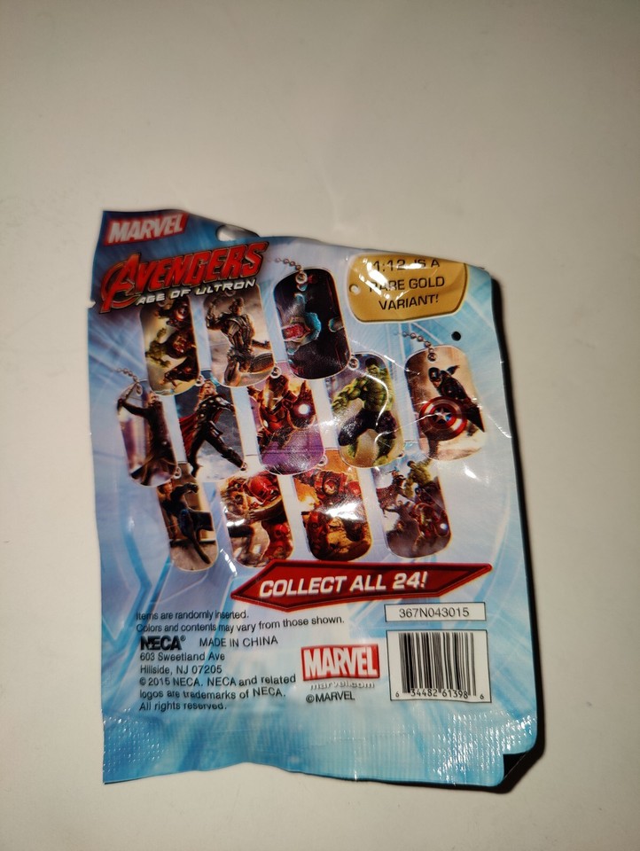 Marvel Avengers Age of Ultron Dog Tags MYSTERY (Unopened/ Brand New) | eBay