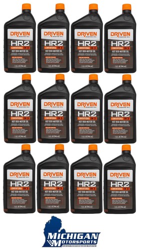 Driven HR2 10w-30 Hot Rod Oil -High ZDDP Zinc 10W30 Conventional - 12 ...