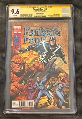 Fantastic Four #600 1:25 Arthur Art Adams Variant CGC 9.6 SS Signed #82 ...