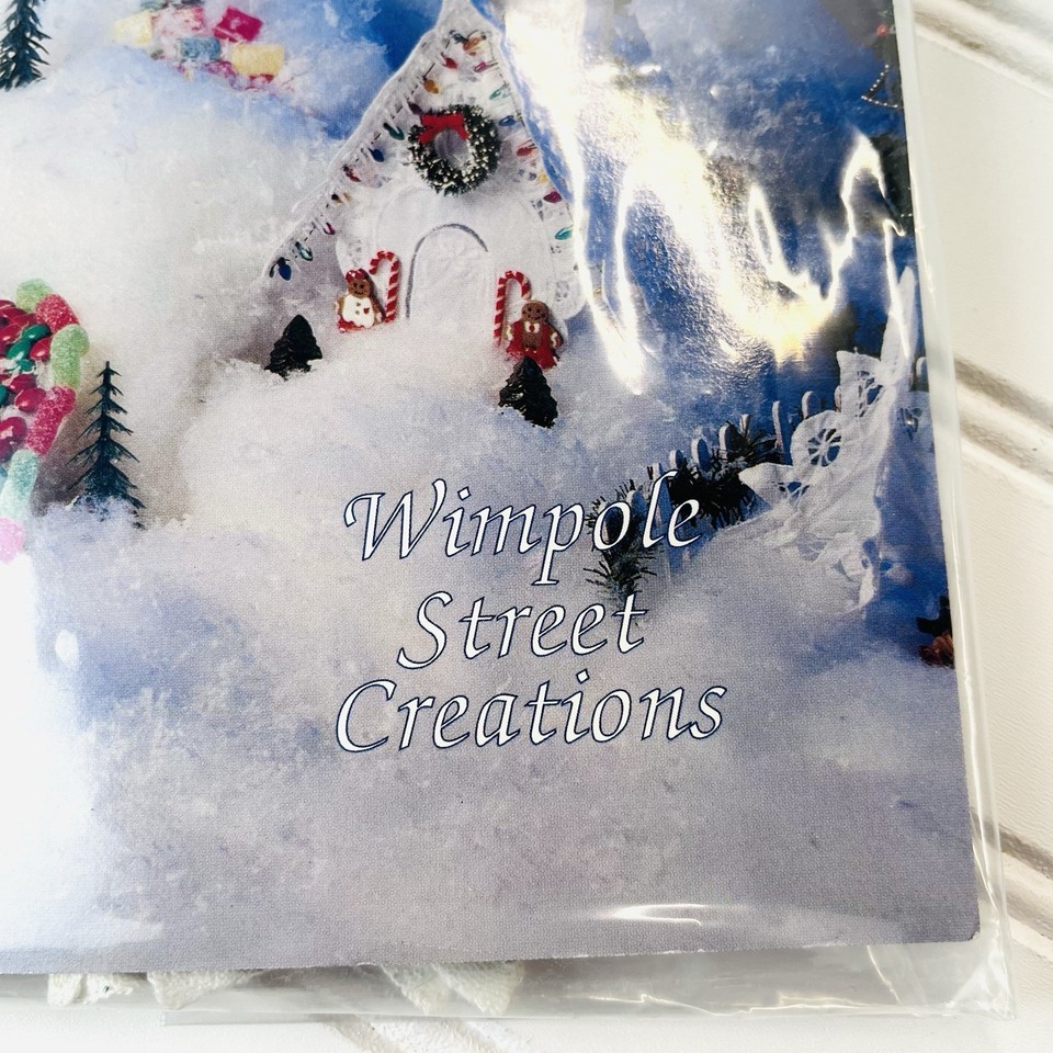 Vtg VILLAGE IN BATTENBURG Patterns - Lace Cottages - 1994 - Christmas ...