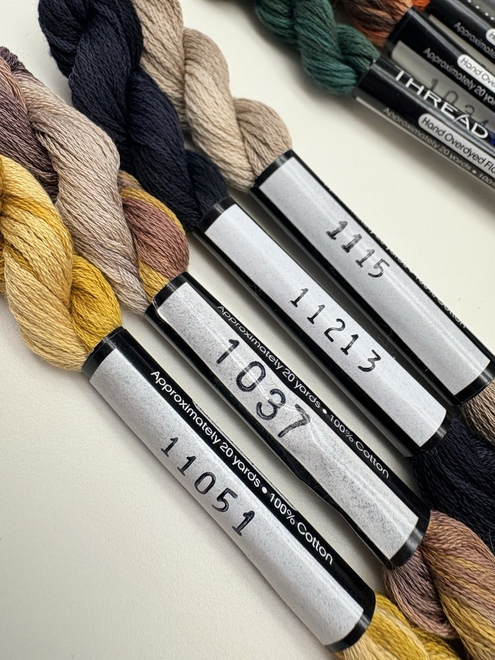 19 Threadworx Thread Worx Kreinik Tapestry Hand Overdyed Cotton Pearl ...