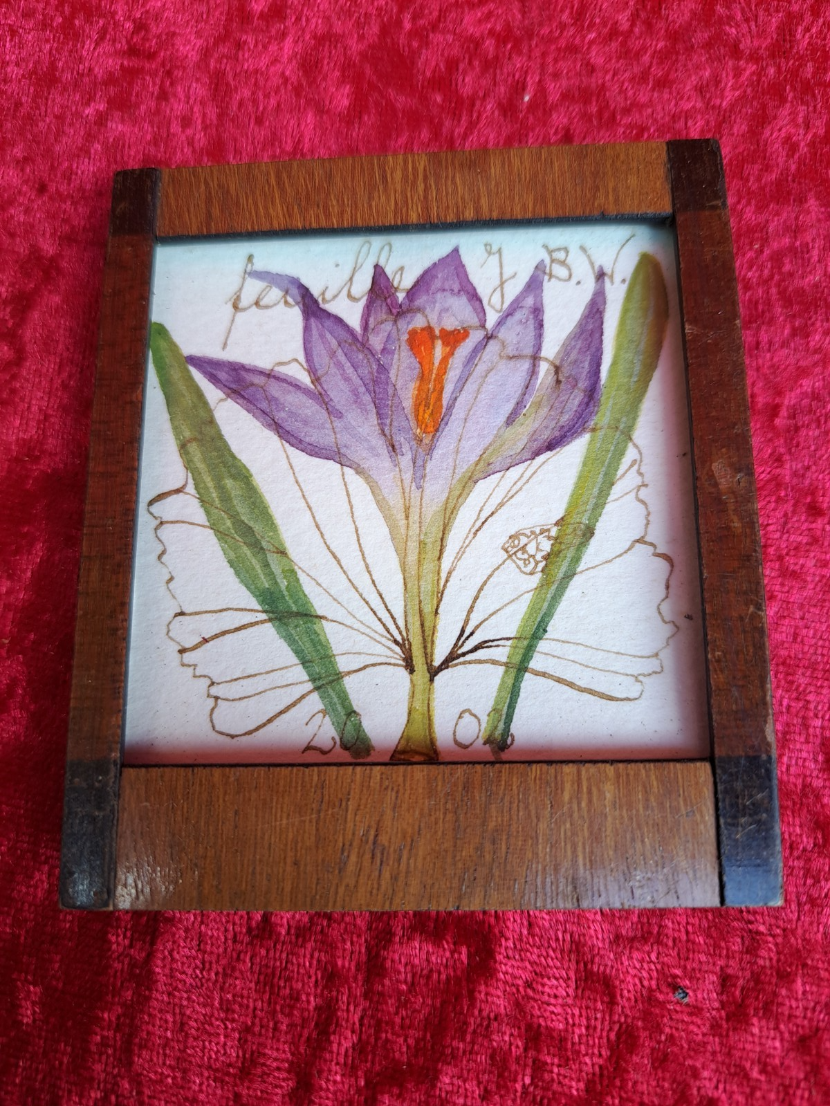 3 Beaux, Très Vieux Cadres, Cadres Photo..., Avec Des Images Peintes | eBay