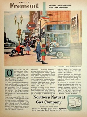 Original 1957 Vintage Print Ad: Northern Natural Gas Co. No.11 in a ...