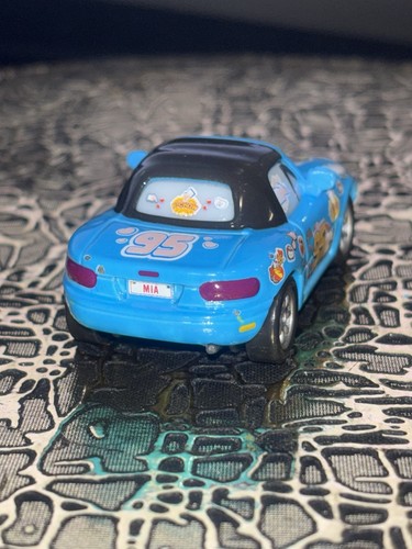 Disney Pixar Cars MIA the Blue Miata Team #95 Dinoco 1:55 Diecast | eBay