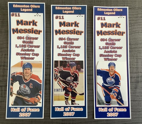 Edmonton Oilers / Mark Messier Bookmark Set | eBay