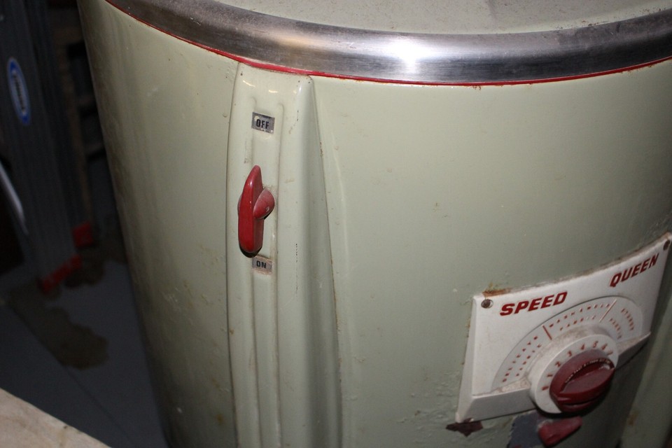 1940's Antique Speed Queen Ringer Washer, Rare Mint Green! | eBay