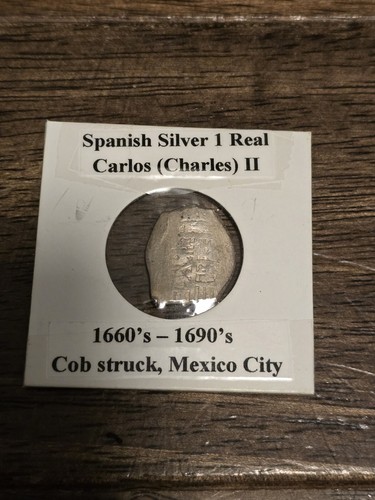 1667-1701 Mexico Silver 1 Reales Genuine Spanish Colonial 1600's Pirate ...