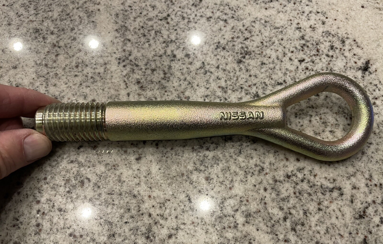 NISSAN OEM THREADED TOW HOOK BLACK VINYL CASE (NEW) | eBay