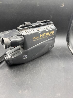 Vintage Hitachi 1700A VHS Video Camcorder UNTESTED Clean | eBay