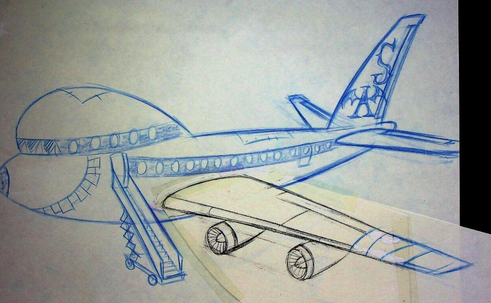 Beetlejuice 1989 Production Chris LaBonte Hand Drawn Series Model Cel ...