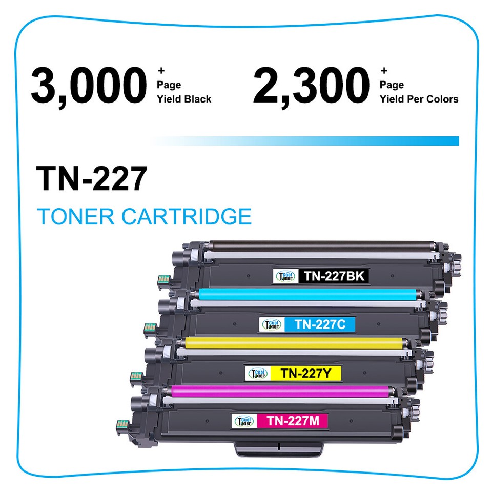 TN227 Toner Cartridge Compatible With Brother TN227 TN223 MFC-L3770CDW ...
