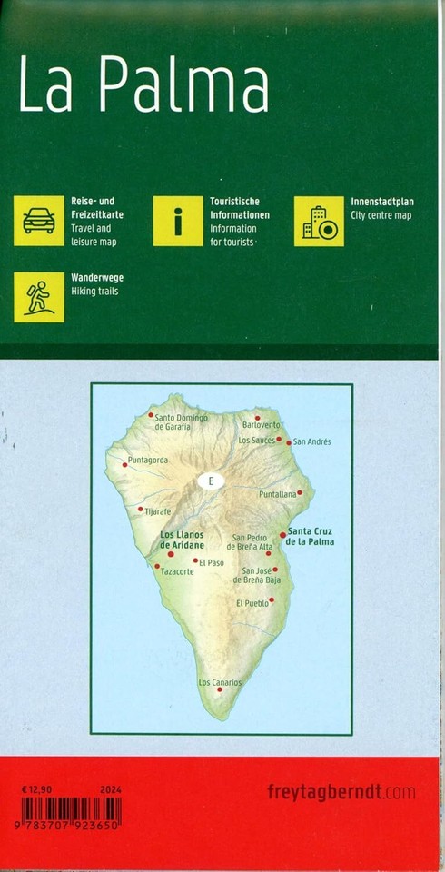 La Palma Road & Leisure Map NEW | eBay