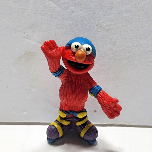 Jim Henson ELMO Wearing Skates PVC Figure Cake Topper Sesame Street 2 3 ...