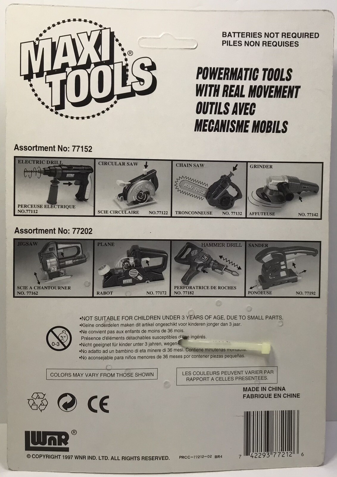 Vintage Toy Sander Maxi Tools Powermatic Tool With Realistic Movement ...