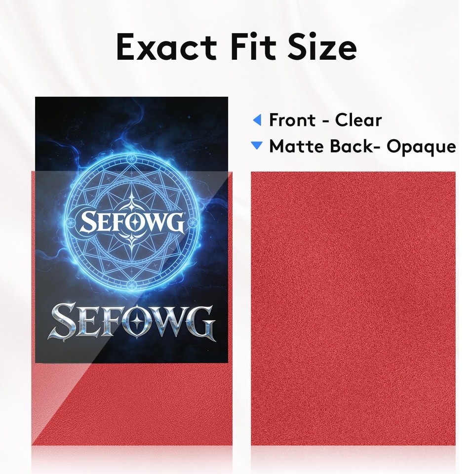 600 PCS Card Sleeves for MTG, TCG, 6 Colors Matte 600 Sleeves, 6 | eBay