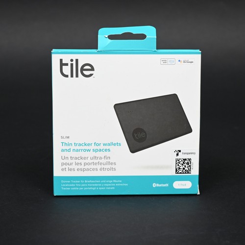 Tile Slim (2022) Thin Wireless Item Tracker - Black 819039022644| eBay