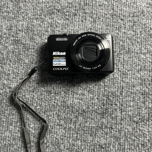 Nikon COOLPIX S7000 16MP Compact Camera Black 20x Optical Zoom Wi-Fi ...