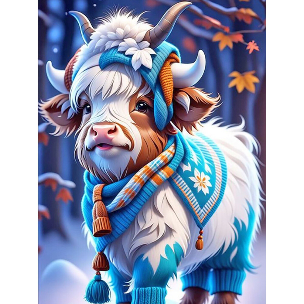 5D DIY Full Round Drill Diamond Painting Critters in Clothes Kit Home ...