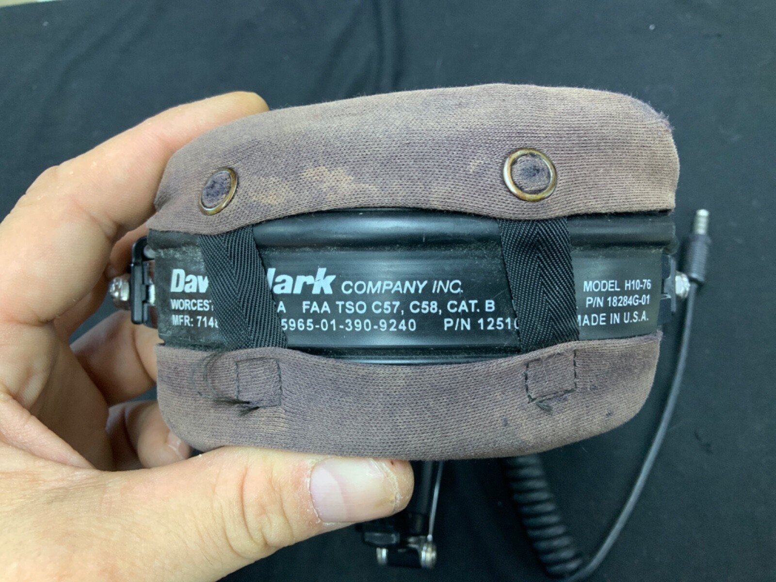 David Clark Company Aviation Pilots Headset Model H10-76 | eBay