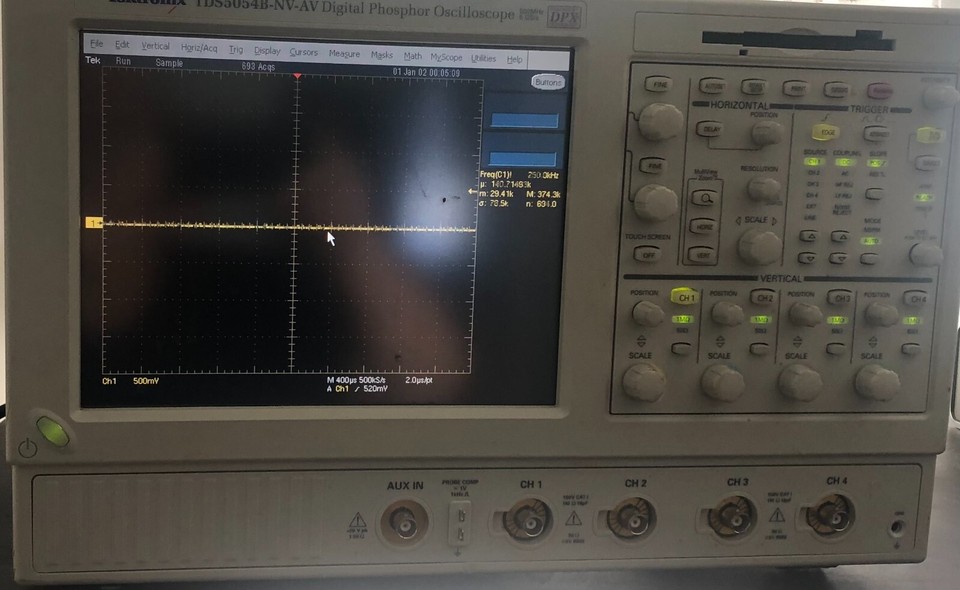 Tektronix TDS5054B-NV-AV Digital Phosphor Oscilloscope 500MHz 5 GS/s | eBay