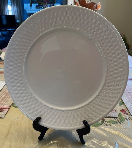 1 LNT HOME White Basket Weave Dinner Platter 12.25” | eBay