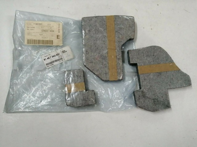 Original BMW 1'2'3'4' Set,noise insulation,heatr LHD Lft hnd drve ...