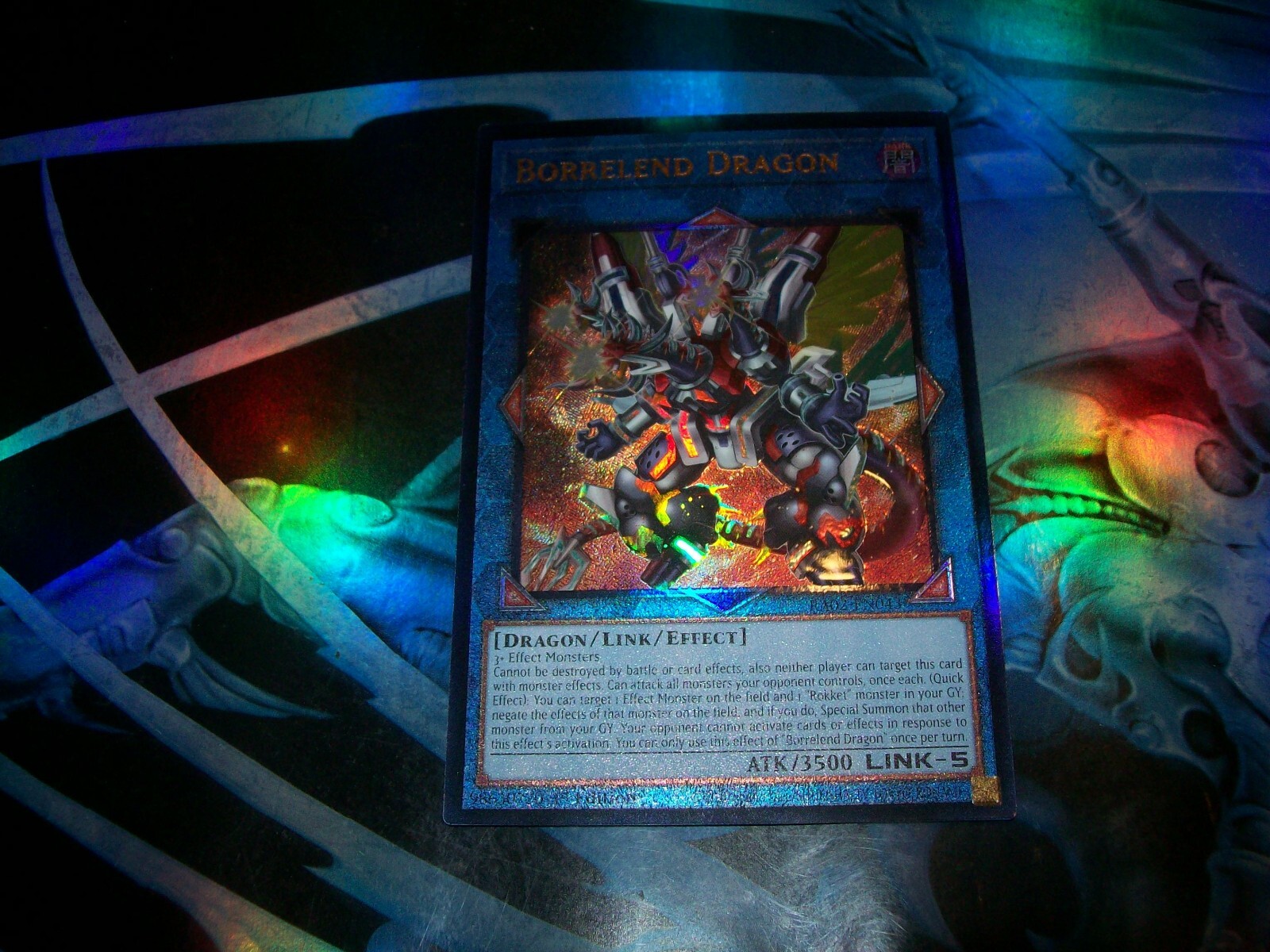 Borrelend Dragon 1st Edition Prismatic Ultimate Rare RA02-EN043 Yu-Gi ...