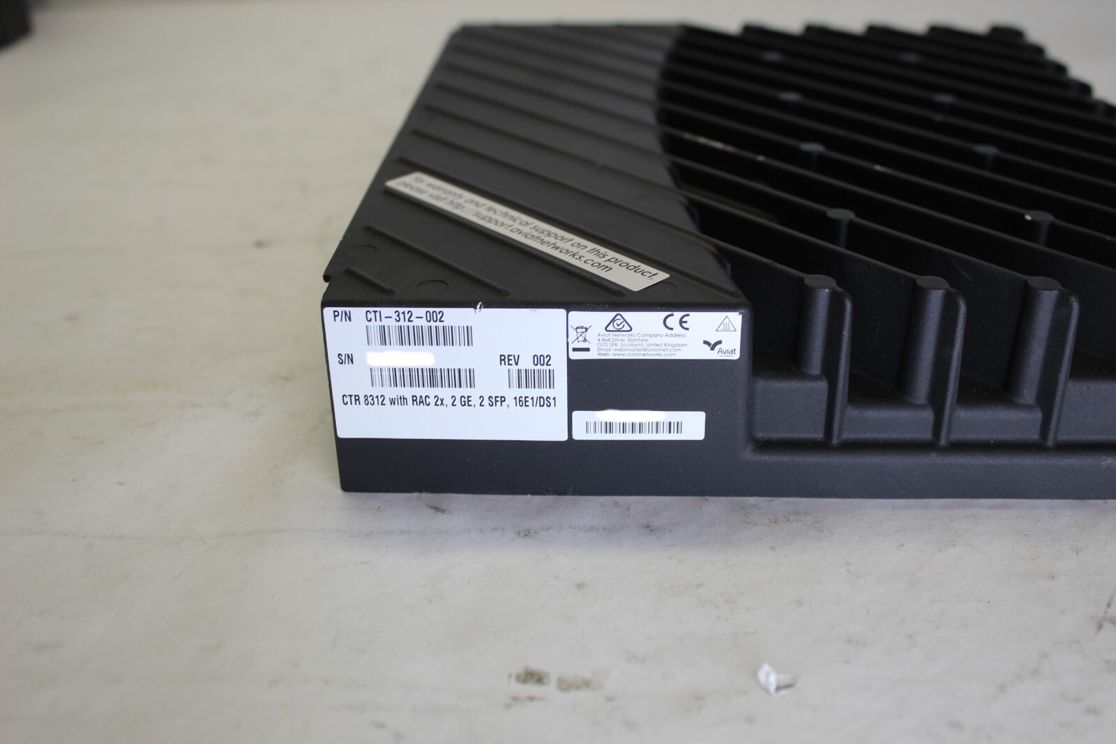 Aviat Networks CTR 8312 Compact Microwave Switch Router CTI-312-002 Rev ...