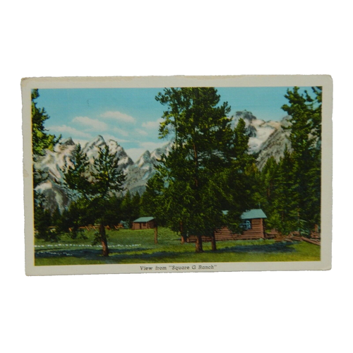 VIEW OF 'SQUARE G RANCH JENNY LAKE WYOMING | eBay