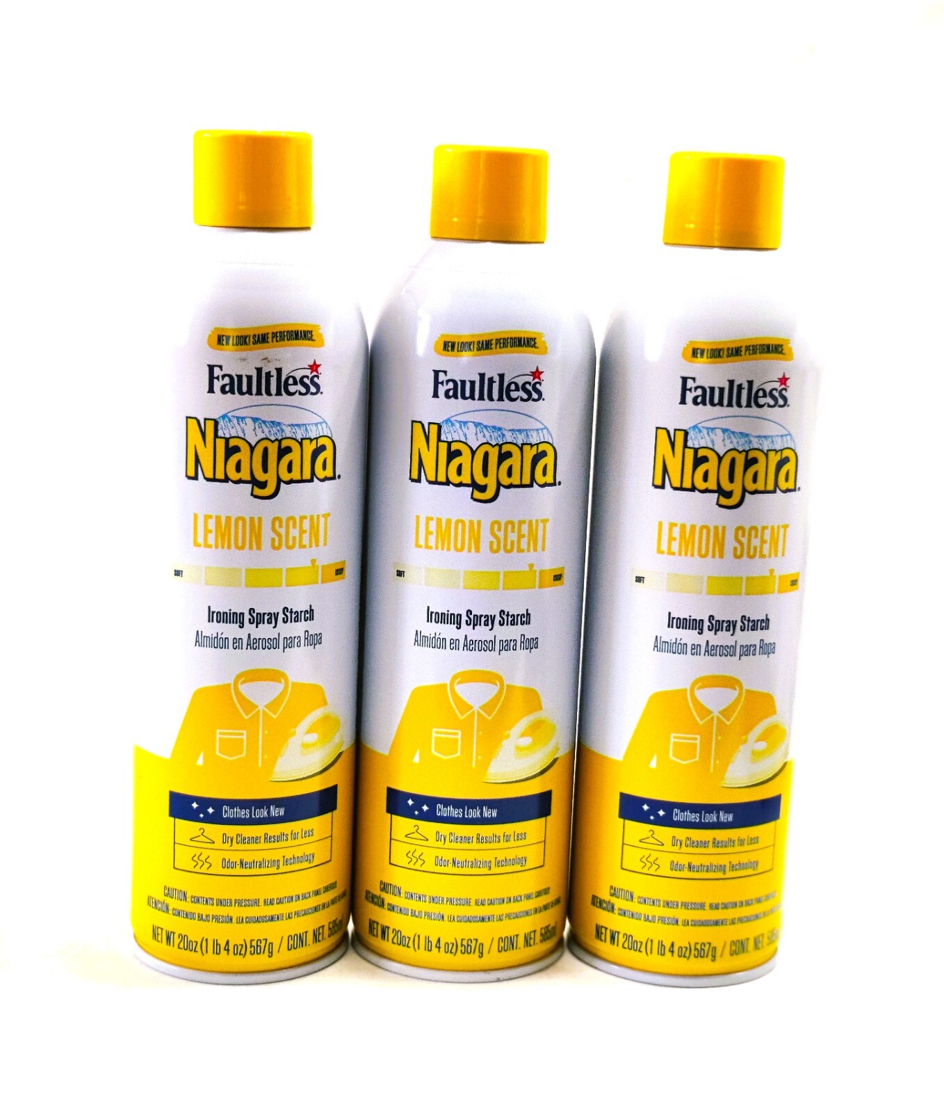 Niagara Spray Starch Plus Aerosol Original Lemon for Easy Glide Ironing ...