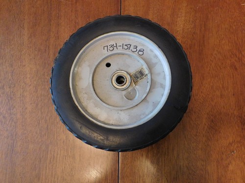 MTD PRODU 8" " W/ 1/2" BORE FRONT PLASTIC WHEEL #734-1513B- OEM PART ...