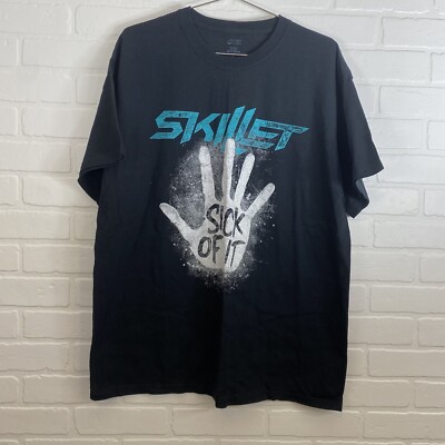Skillet Shirt Men's Size XL Sick Of It Christian Heavy Rock Band ...
