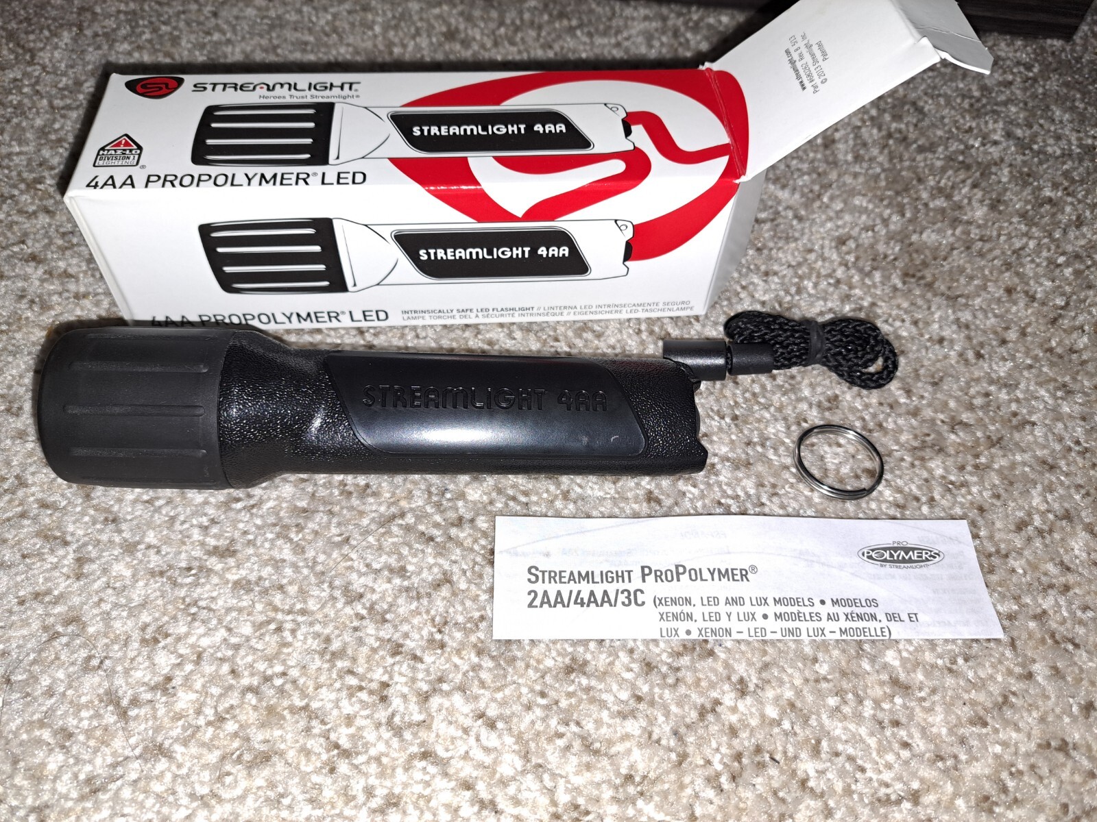 STREAMLIGHT Black 4AA Flashlight | eBay